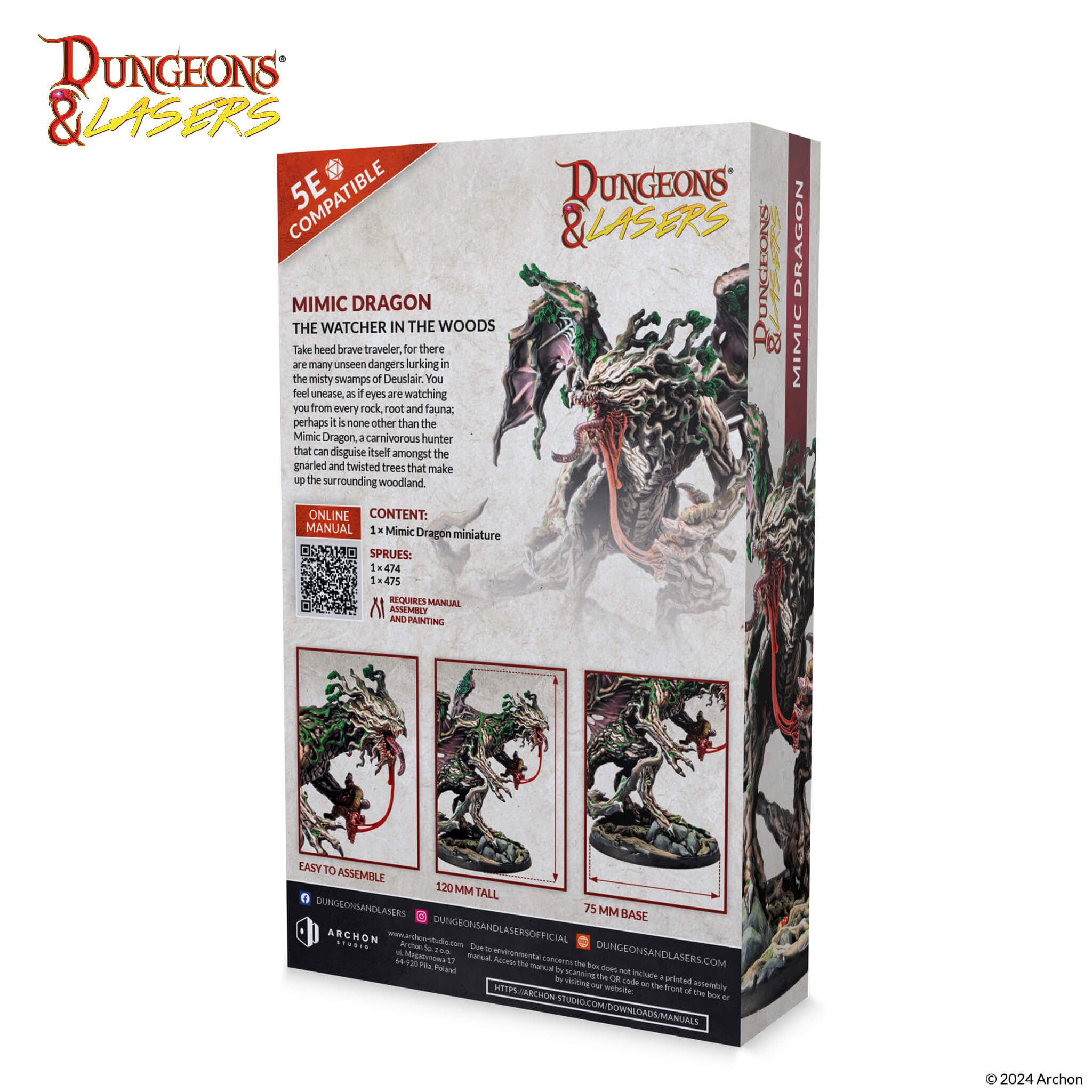 Dungeons & Lasers: Dragons - Mimic Dragon | Of Science & Swords