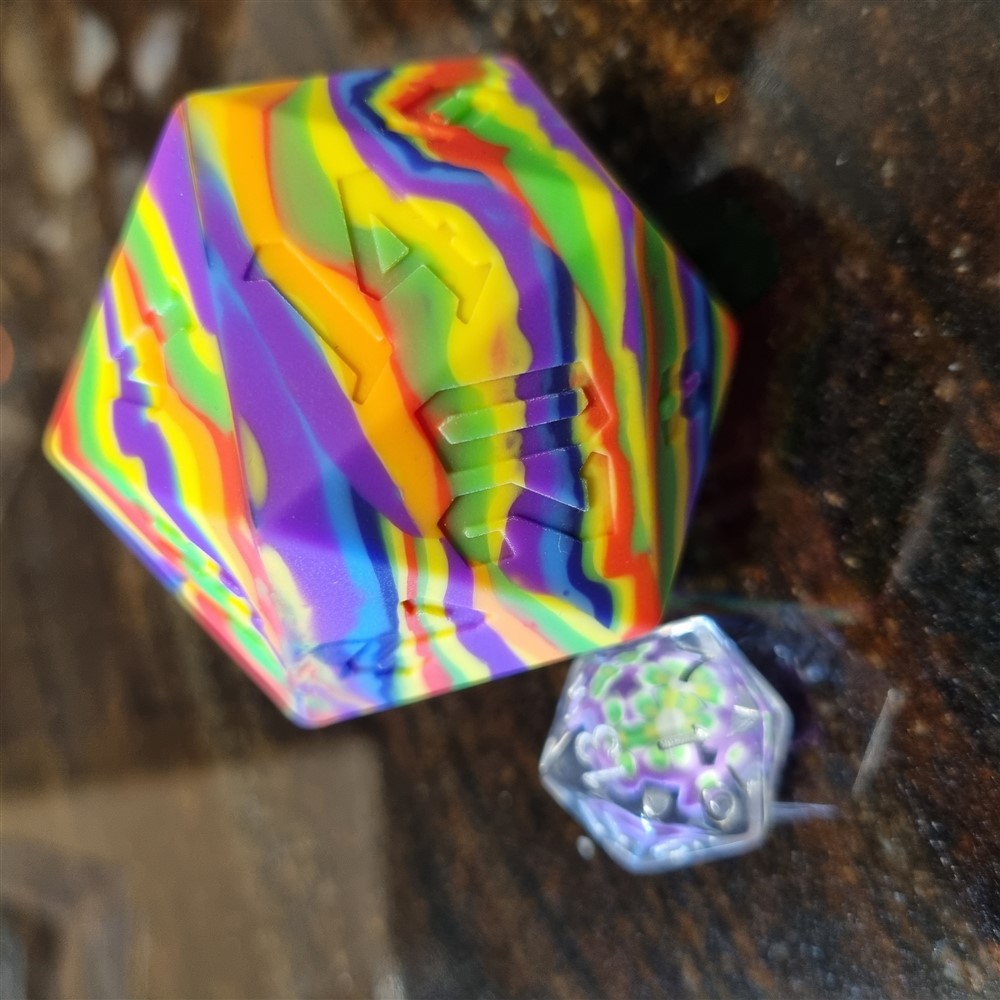 Fist Sized Silicone D20 | Of Science & Swords